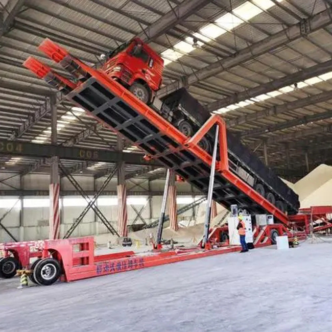 Discaricatore idraulico a piegatura laterale e posteriore 1T-100T per ...